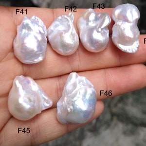 14-20x 20-35mm AA Quality Huge Unique Fire Flameball Baroque Pearl ...