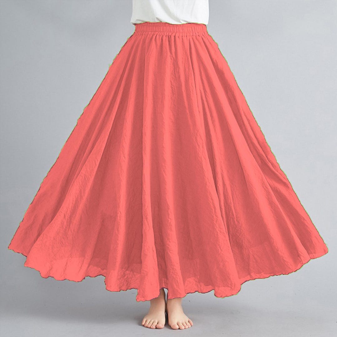 Cotton Full Circle Skirt: Long Gypsy Belly Dance, Tribal Style - Etsy ...
