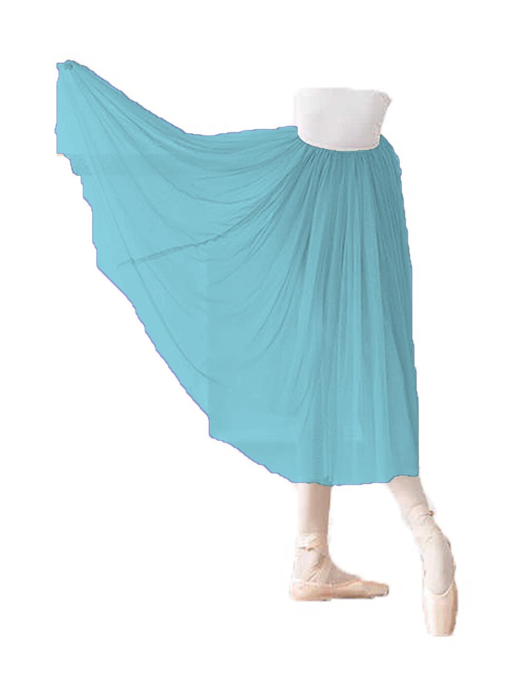 Chiffon Ballet Skirt: Full Circle Sheer Dance Skirt - Etsy