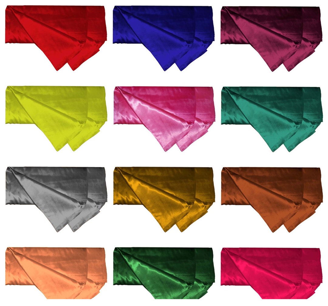 Silky Satin Ultra Sheen Light Medium Weight Dress Fabric Material 106 ...