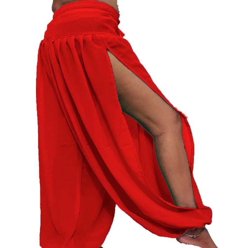 Side Split Pants - Etsy