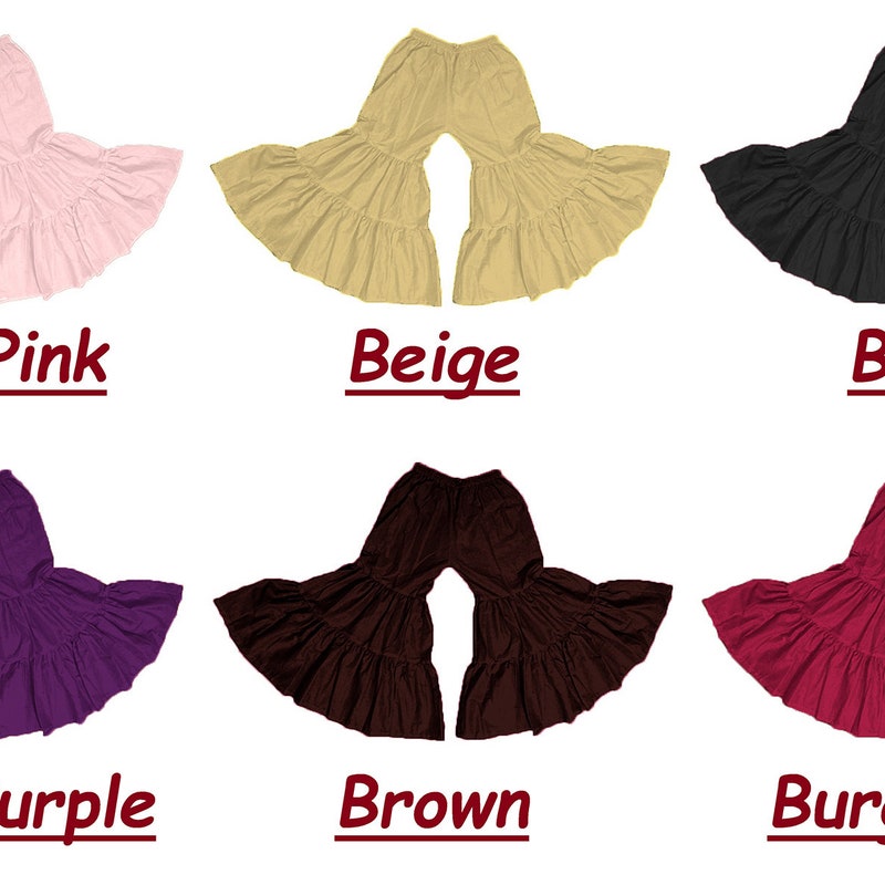 Womens Ruffle Pants - Etsy