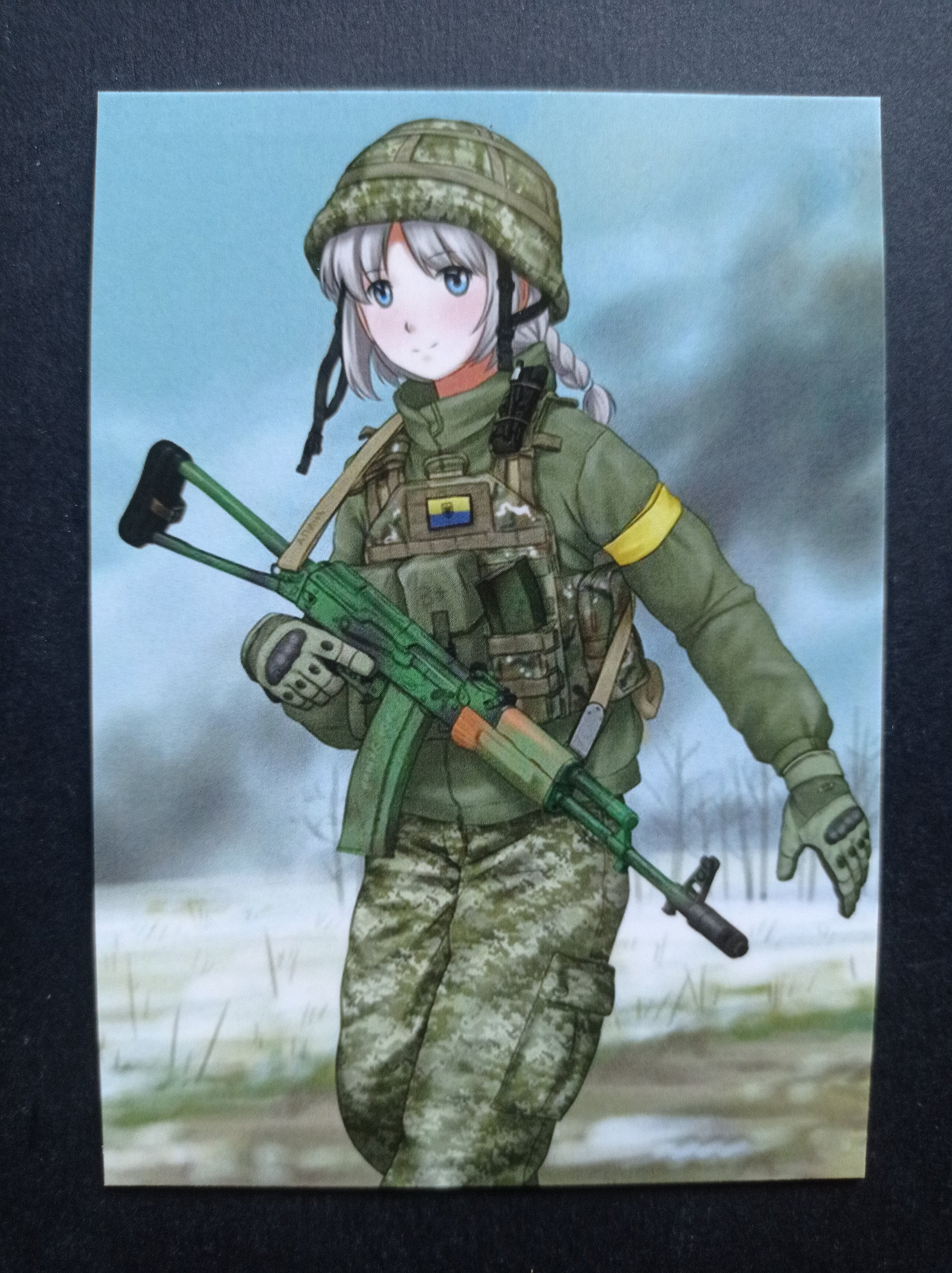 Anime Girl Military Uniform