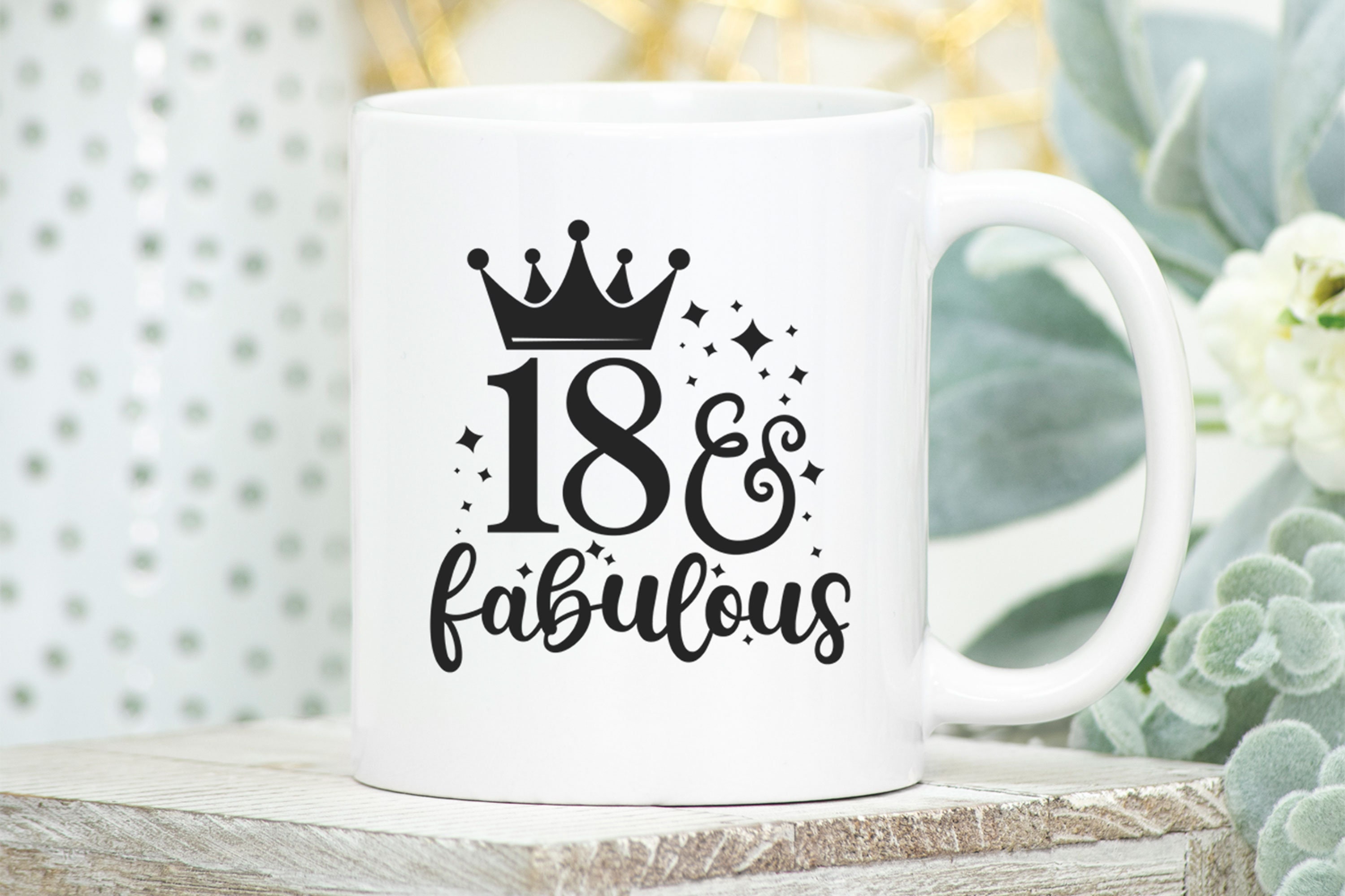 18 and Fabulous 18th Birthday Design Silhouette SVG PNG - Etsy UK