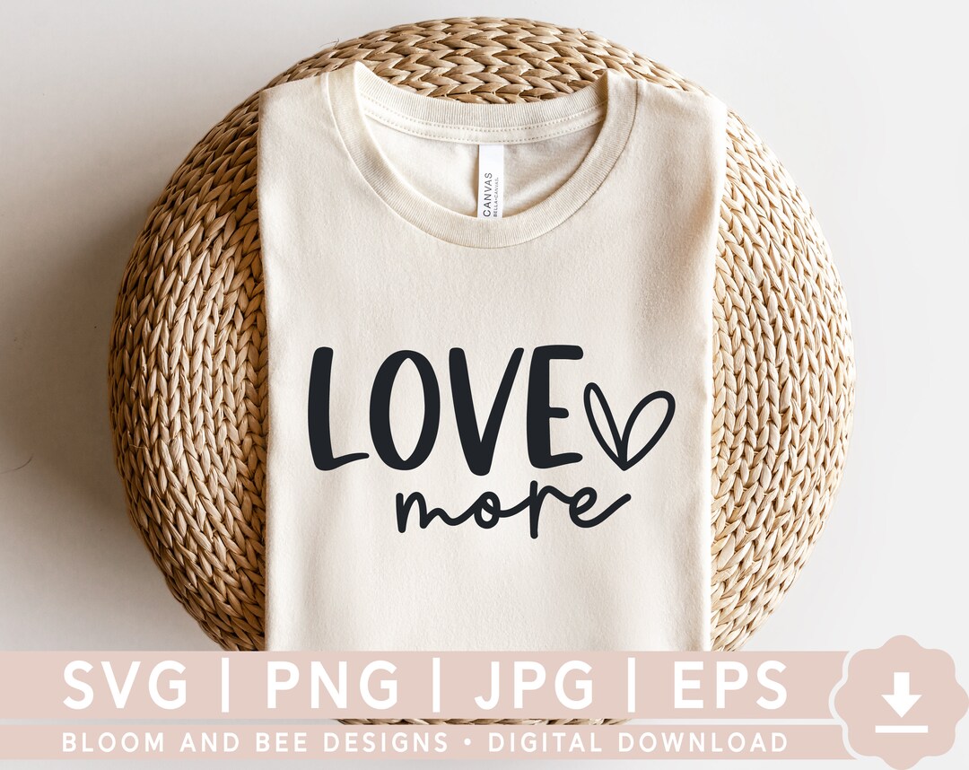 Amor más svg, amor svg, corazón svg, png, descarga digital, San ...