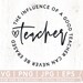 Teacher SVG, Teach Love Inspire, Motivate, Listen, Encourage Svg ...