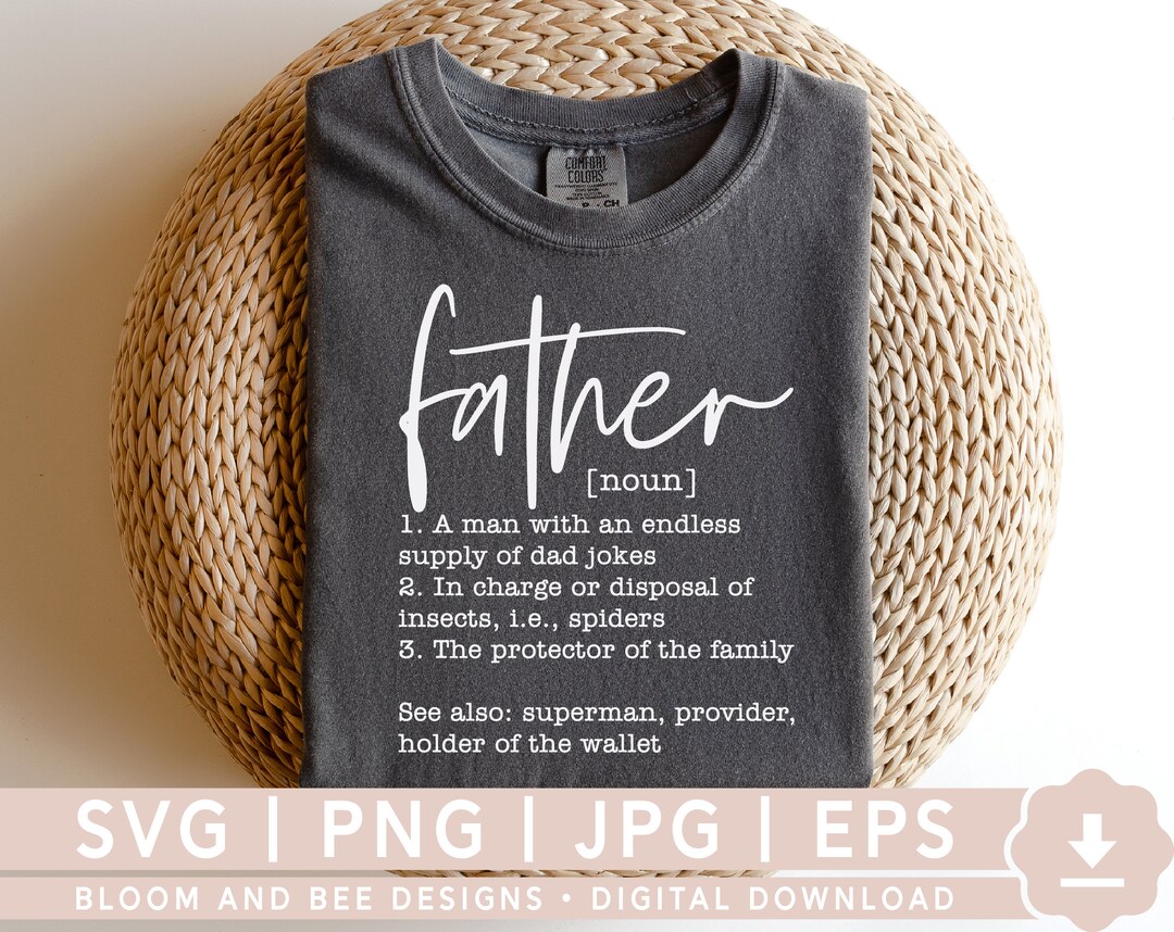Father Definition Svg Father Svg Png Father's Day Svg - Etsy Canada