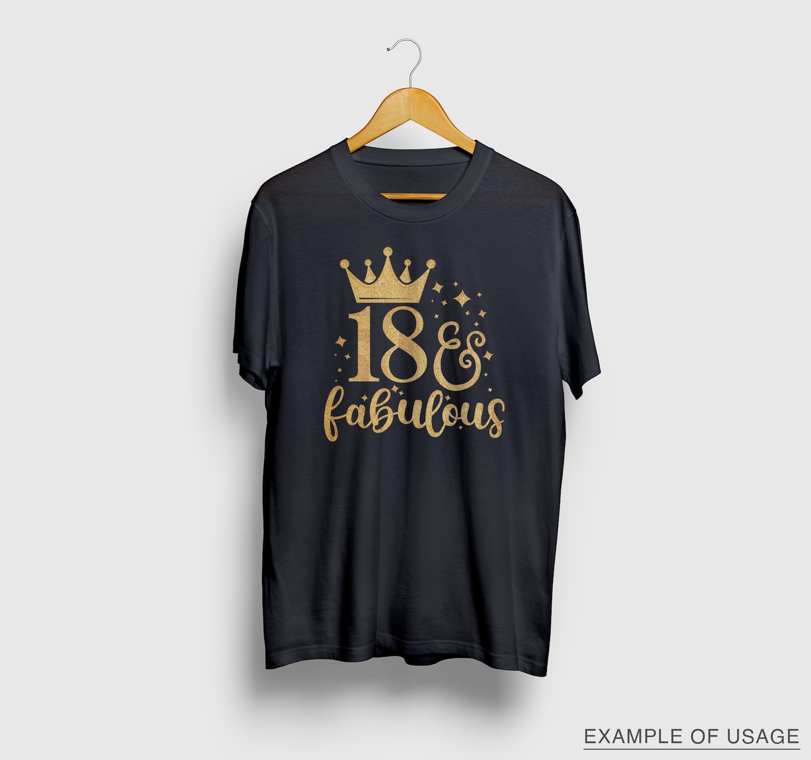 18 and Fabulous 18th Birthday Design Silhouette SVG PNG | Etsy