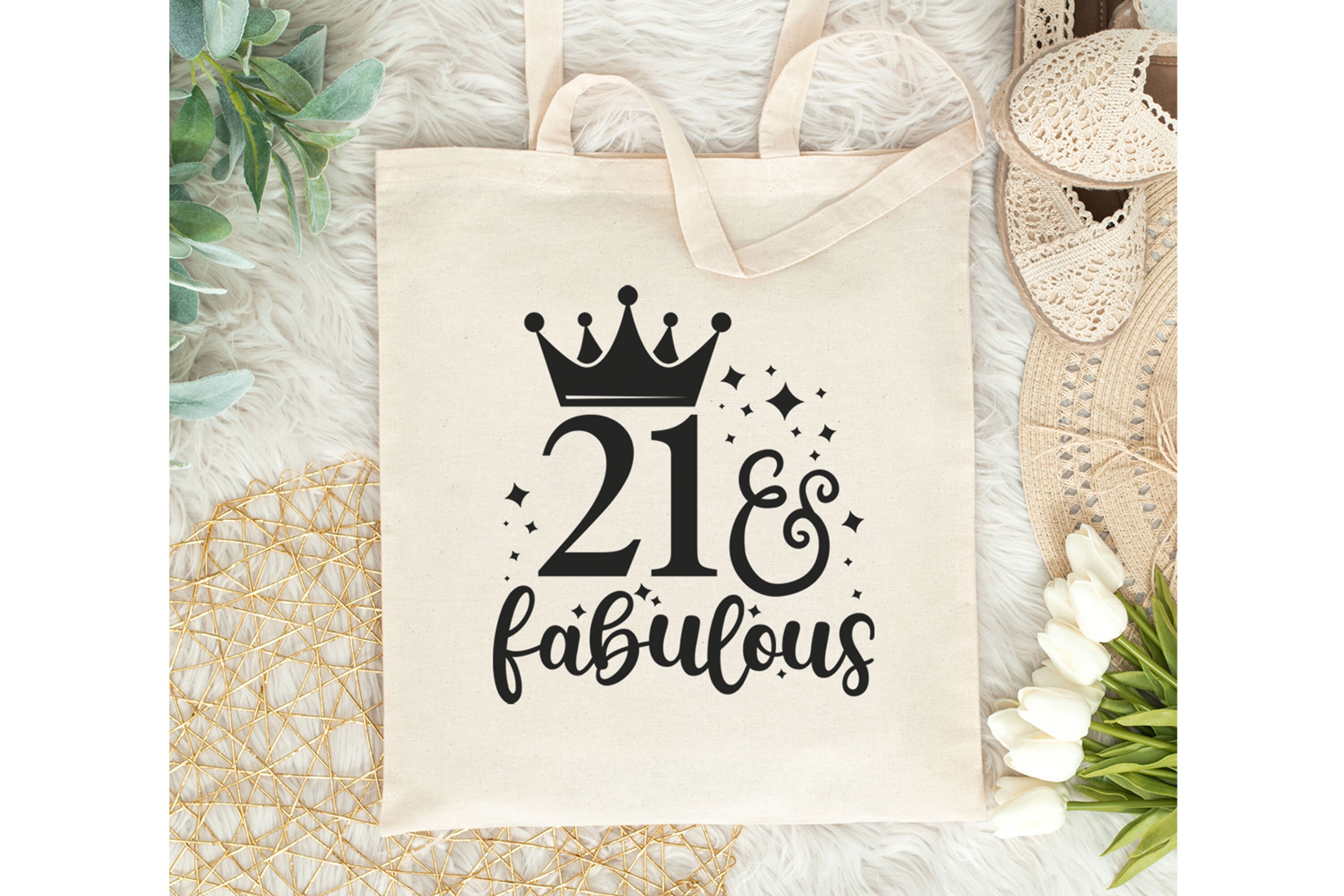 21 and Fabulous 21st Birthday Design Silhouette SVG PNG - Etsy