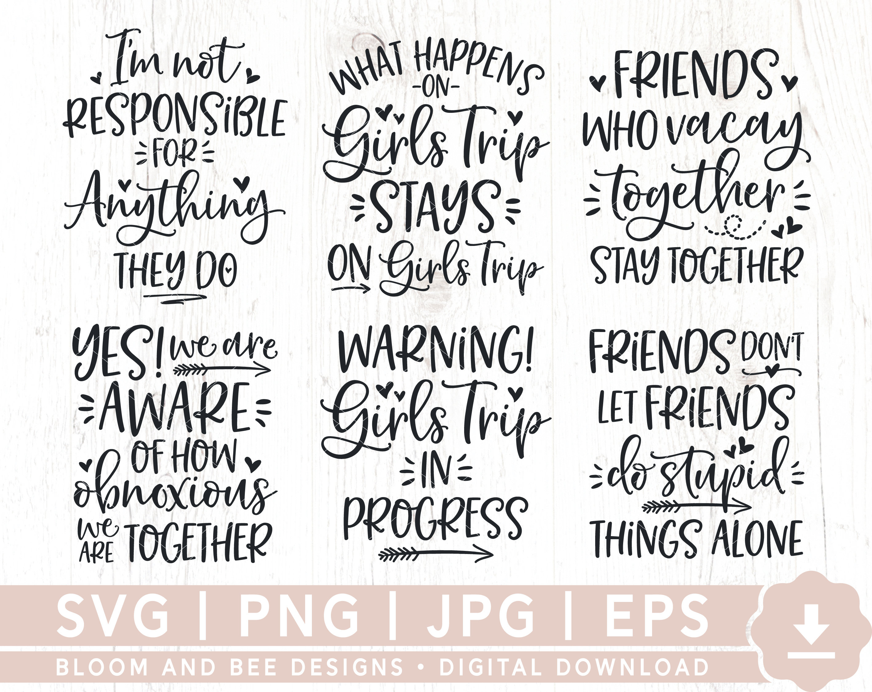 Girls Trip SVG Bundle Girls Weekend Svg Girls Trip Shirts - Etsy
