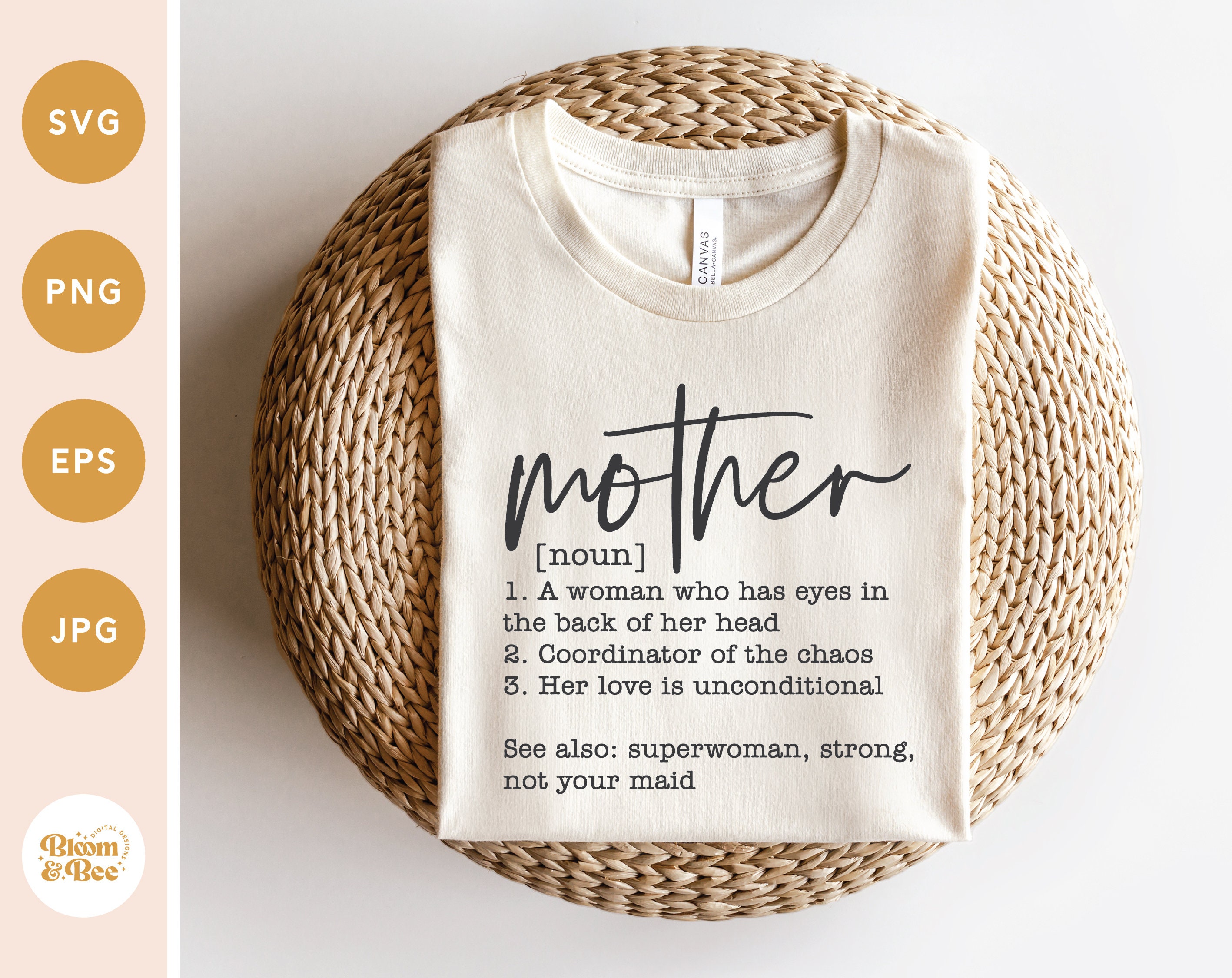 Mother Definition Svg Mother Svg Png Mother's Day Svg - Etsy Canada