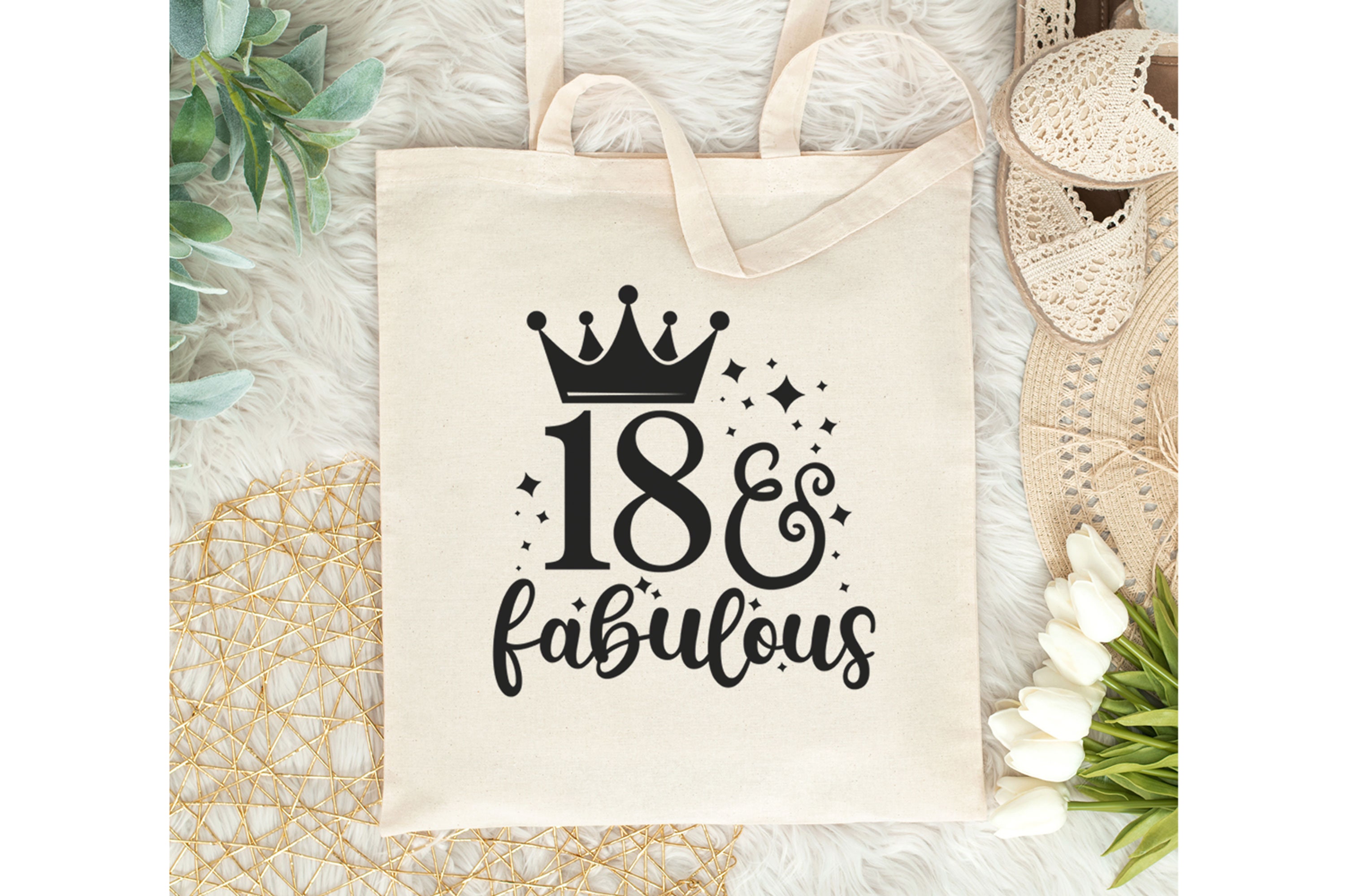 18 and Fabulous 18th Birthday Design Silhouette SVG PNG - Etsy UK