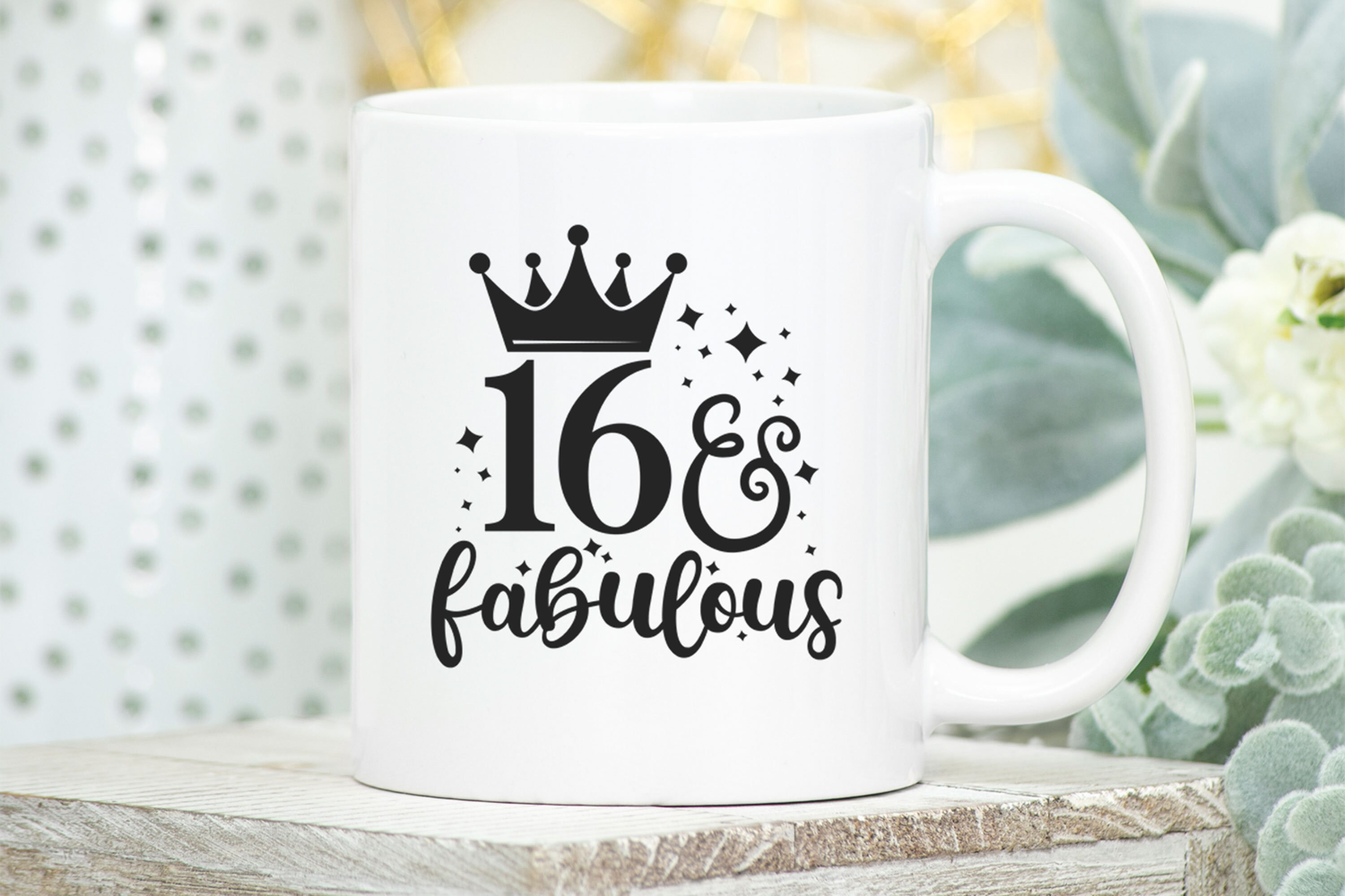 16 and Fabulous 16th Birthday Design Silhouette SVG PNG - Etsy