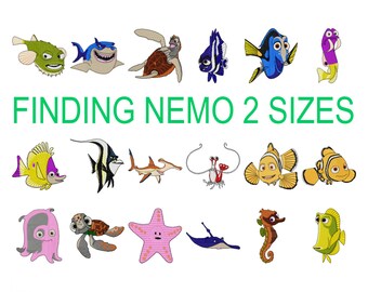 Finding Nemo Machine Embroidery Design | Etsy