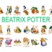 20 Beatrix Potter Machine Embroidery Designs, Peter Rabbit Embroidery ...