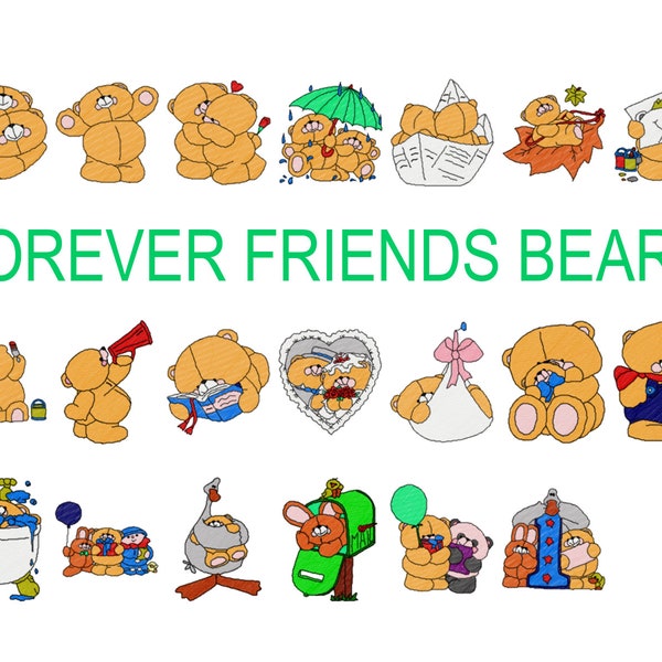 Forever Friends Teddy Bear Etsy