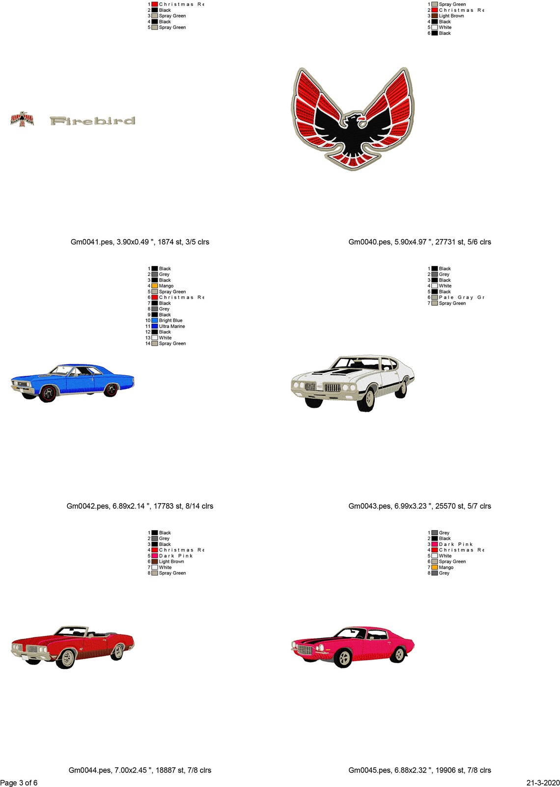 31 GM Muscle Car Machine Embroidery Designs Racecar - Etsy