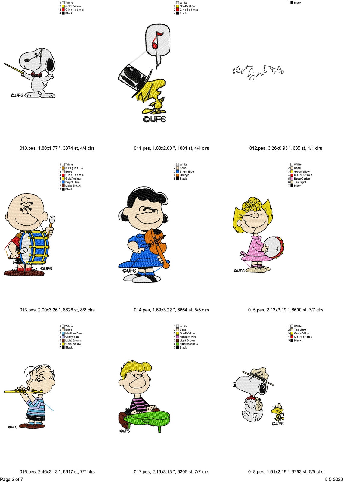 55 Snoopy Machine Embroidery Designs Peanuts Embroidery | Etsy