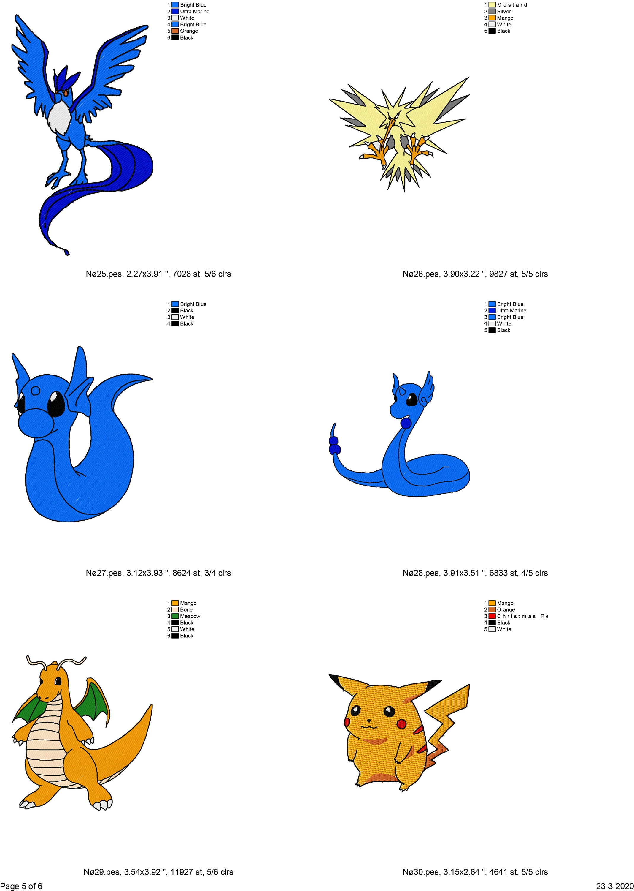 35 Pokémon Machine Embroidery Designs Pokemon Embroidery - Etsy