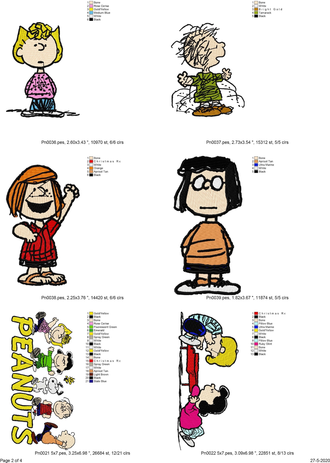 20 Snoopy Machine Embroidery Designs Peanuts Embroidery - Etsy