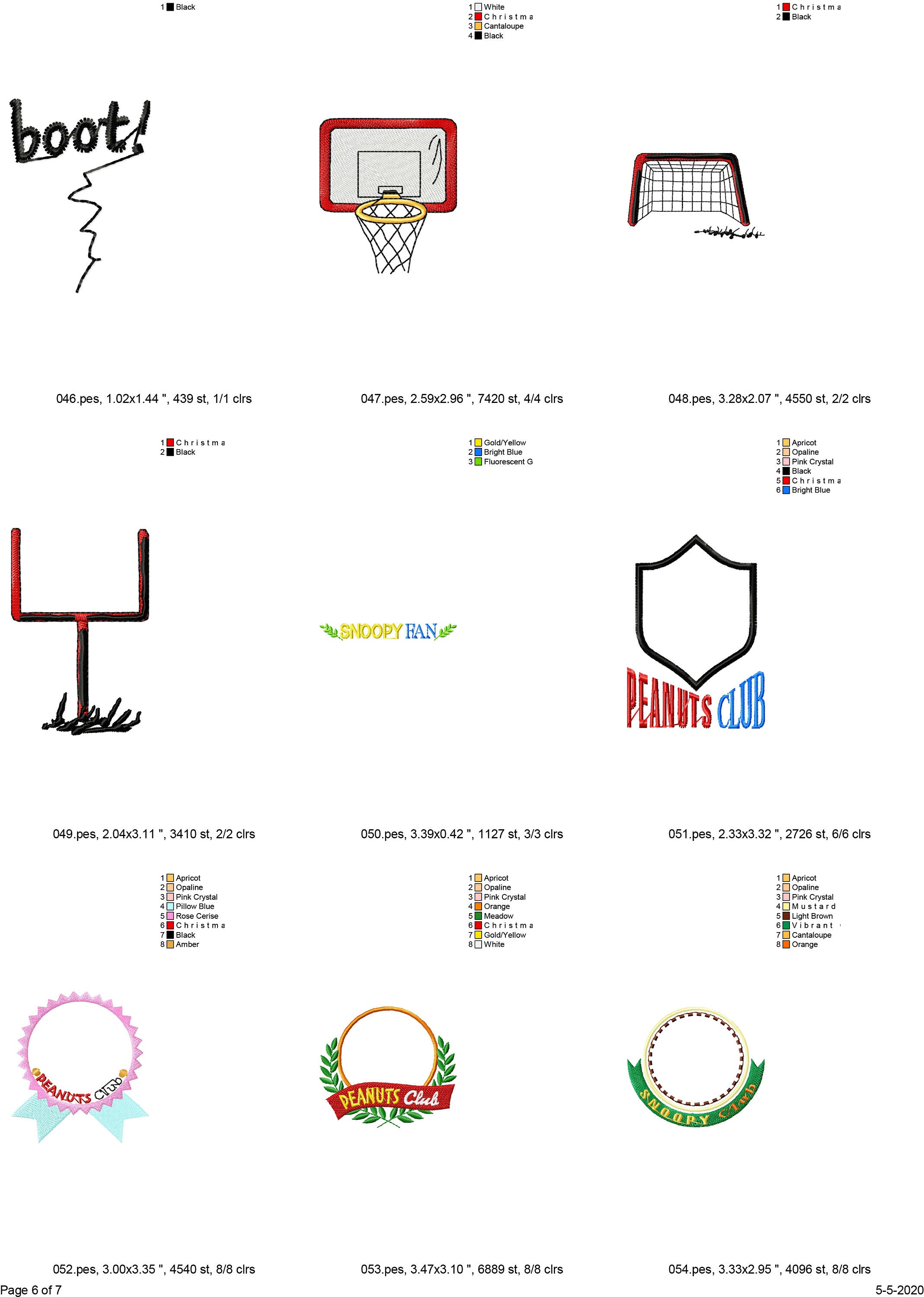 55 Snoopy Machine Embroidery Designs Peanuts Embroidery - Etsy