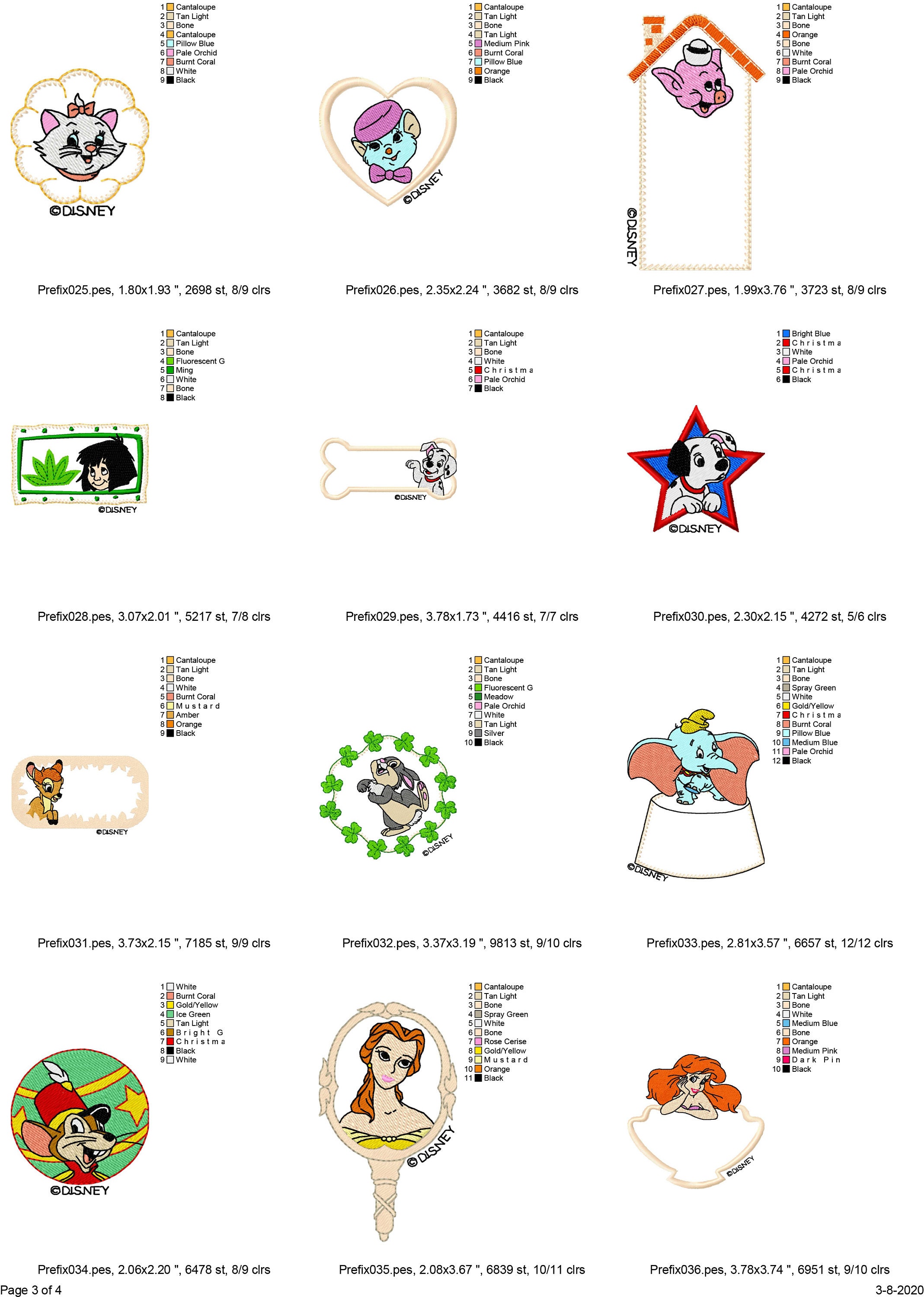 40 Disney Machine Embroidery Designs Disney Embroidery - Etsy Canada