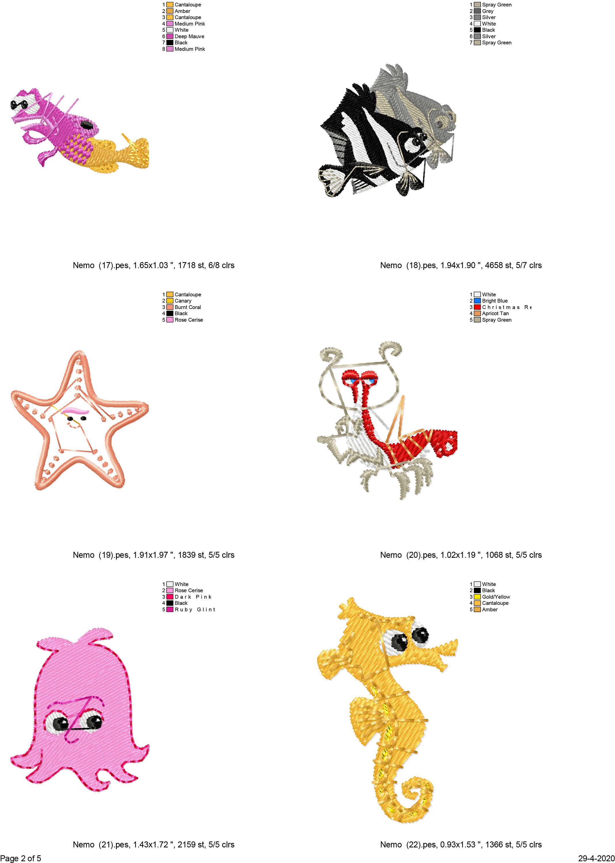 28 Finding Nemo machine embroidery designs disney embroidery | Etsy