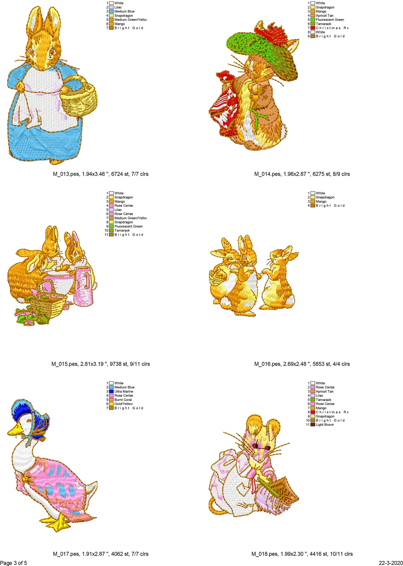 30 Peter Rabbit Machine Embroidery Designs Beatrix Potter - Etsy UK