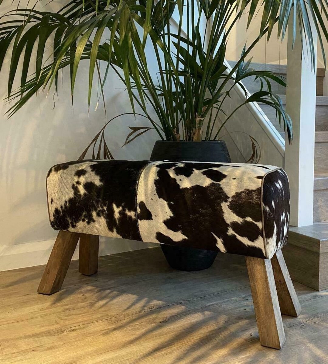 Leather Pommel Bench, End of the Bench, Gym Bench, Entryway Bench ...