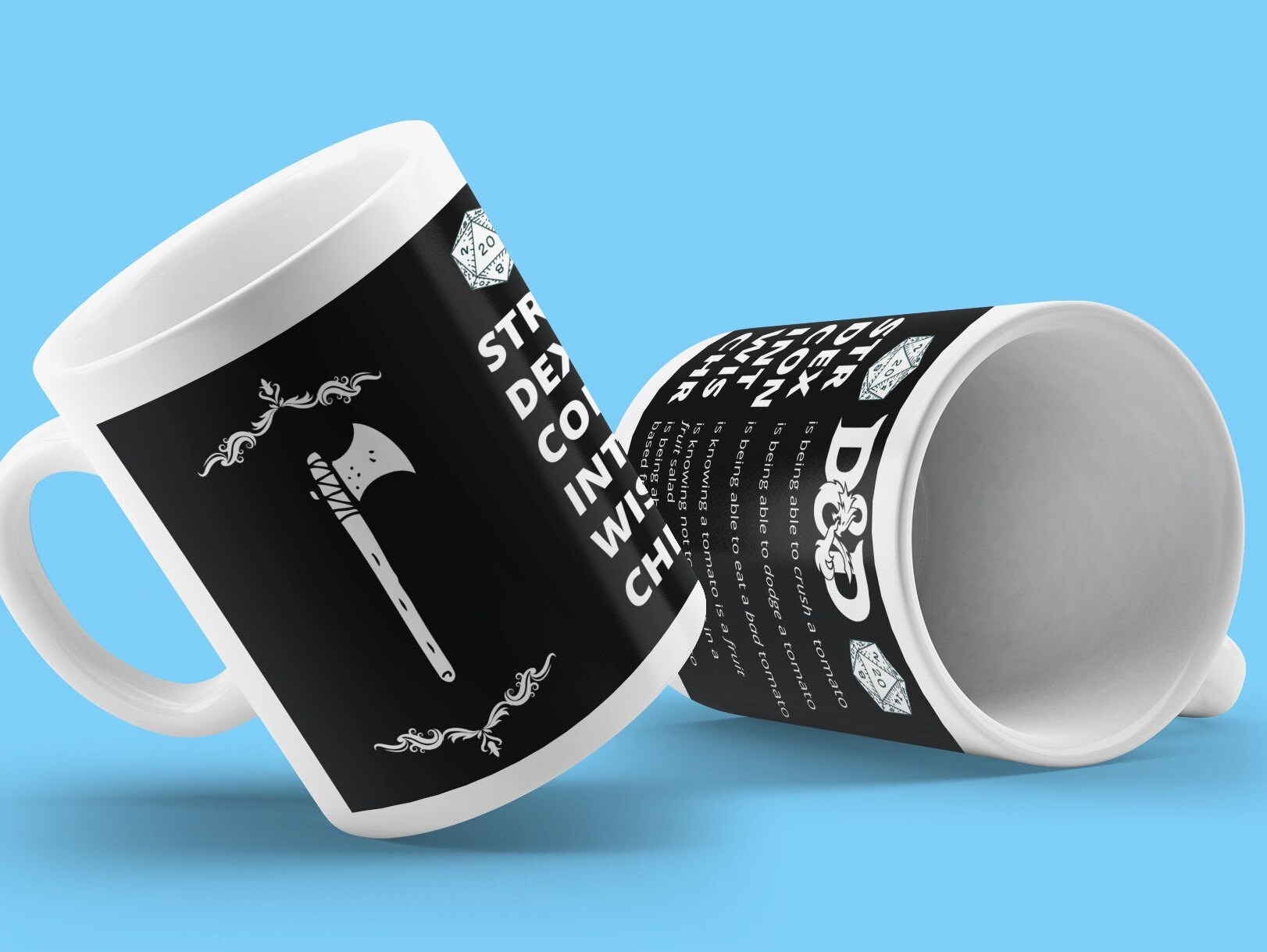 Dungeons and Dragons Mug Dungeon Master Mug Dnd D20 RPG - Etsy UK