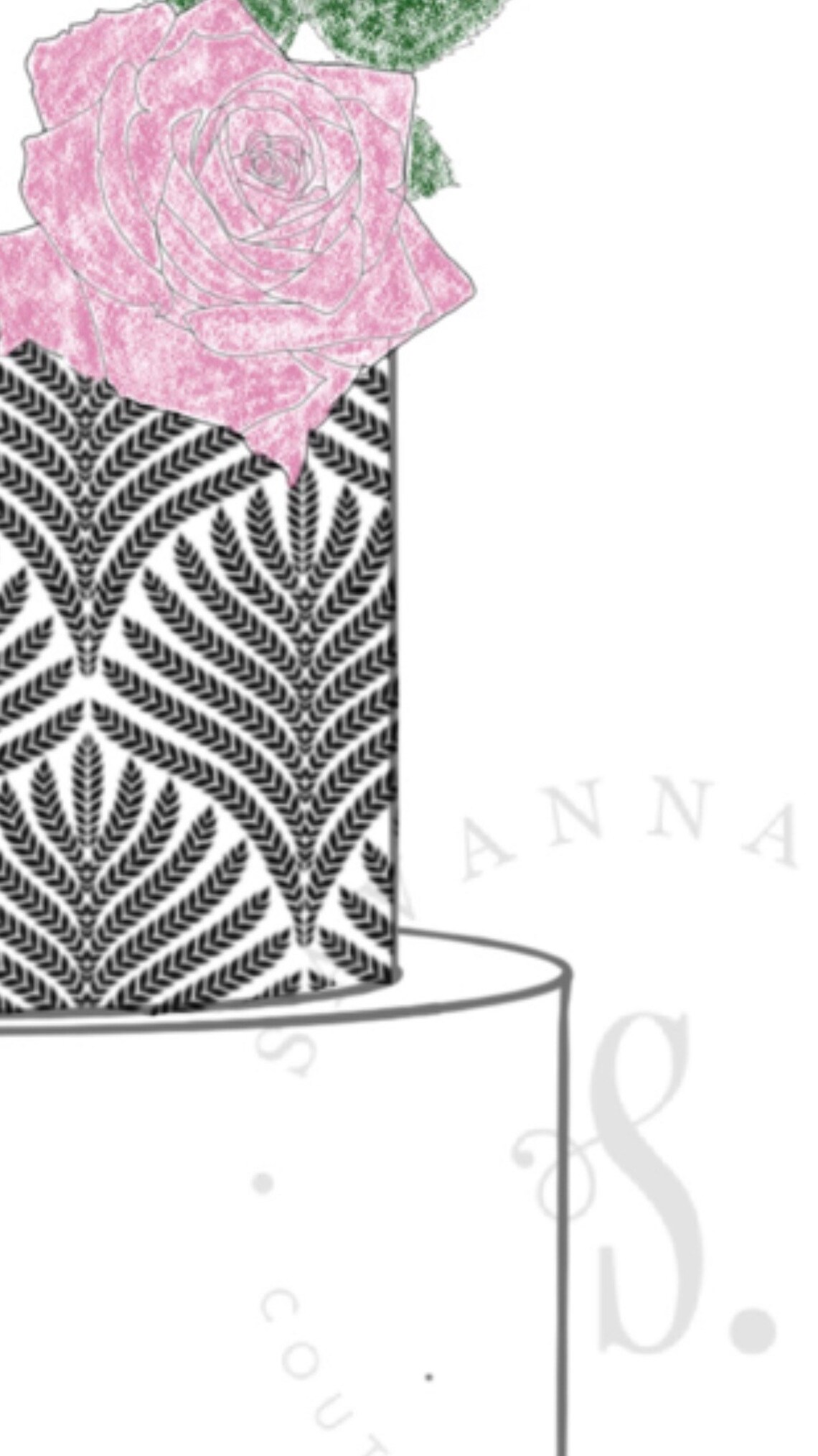 Cake Stencil Procreate Stamps Stencil Stamp Brushes Stamps - Etsy