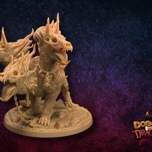 Cerberus 3d Printed Miniatures for Tabletop Rpgs Dungeons and Dragons ...