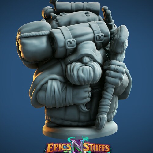 Dwarf Brawler Miniature for Dungeons & Dragons Tabletop RPG - Etsy