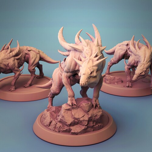 Asmodeus seated Miniature for Dungeons and Dragons | Etsy