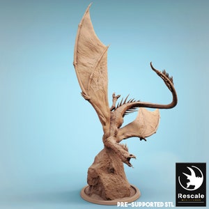 Vouivre Drones 3d Printed Miniature for Tabletop Rpgs|dungeons and ...