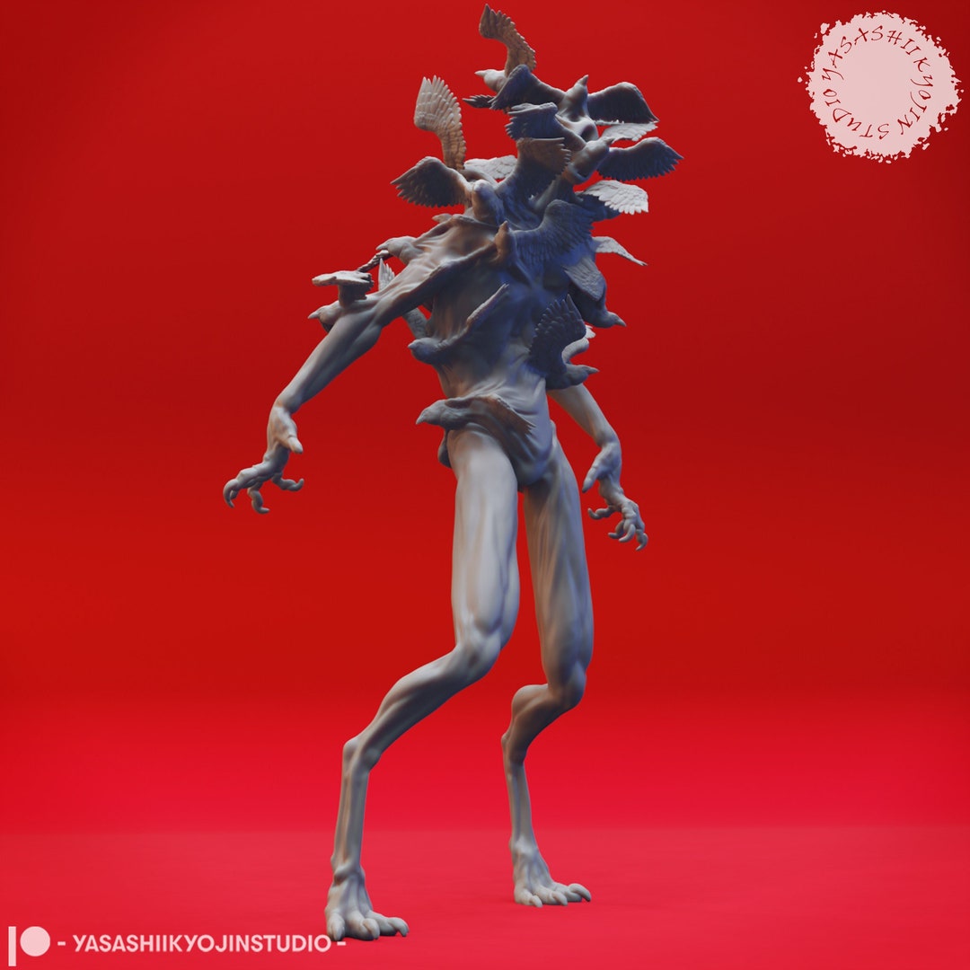 Shrike Fiend 3d Printed Miniature for Tabletop Rpgs|dungeons and ...