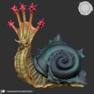 Flail Snail 3d Printed Miniature for Tabletop Rpgs|dungeons and Dragons ...