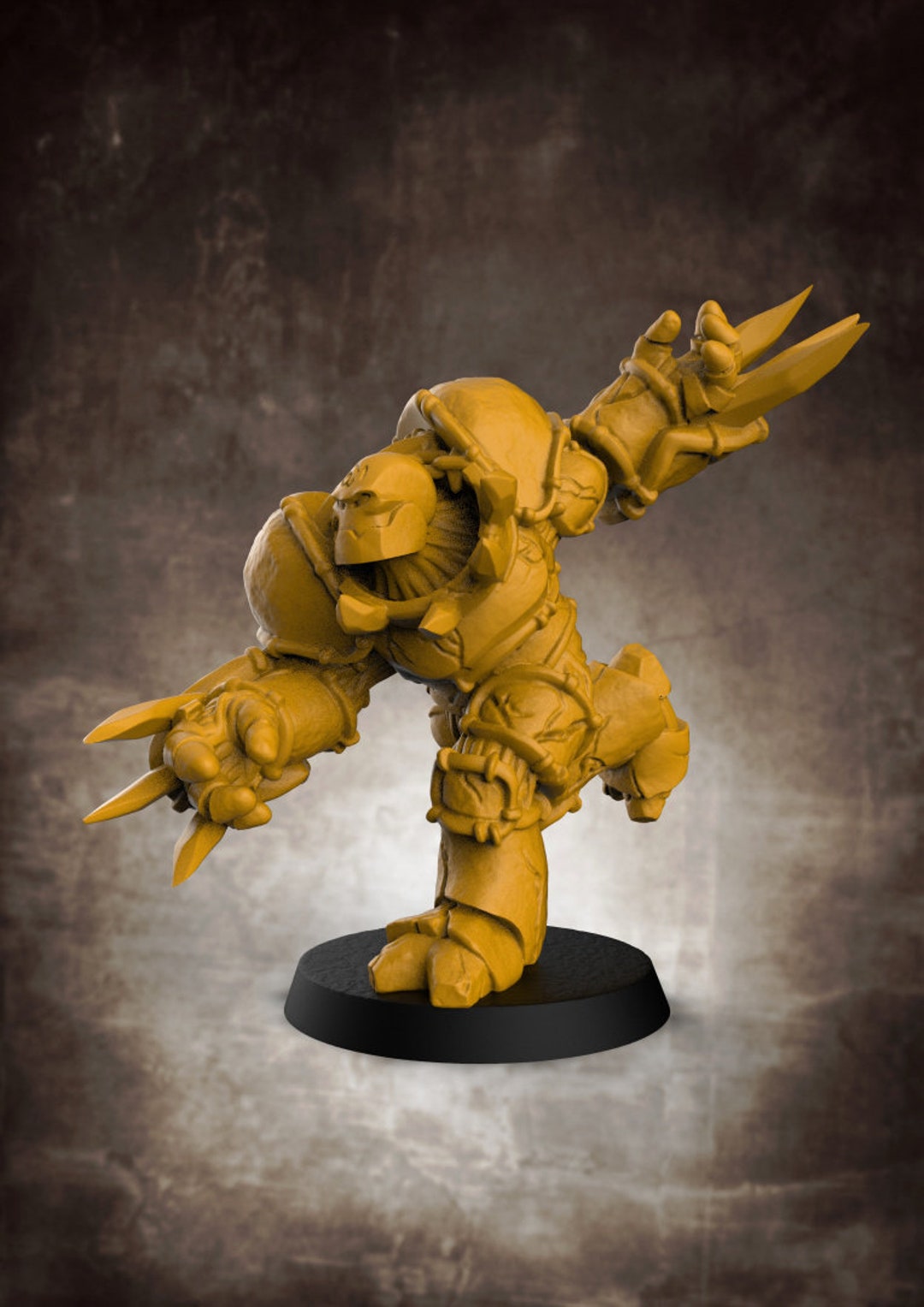 Warforged Fighter 3d Printed Miniature for Tabletop Rpgsdungeons and Dragonsdndd&dpathfinder ...