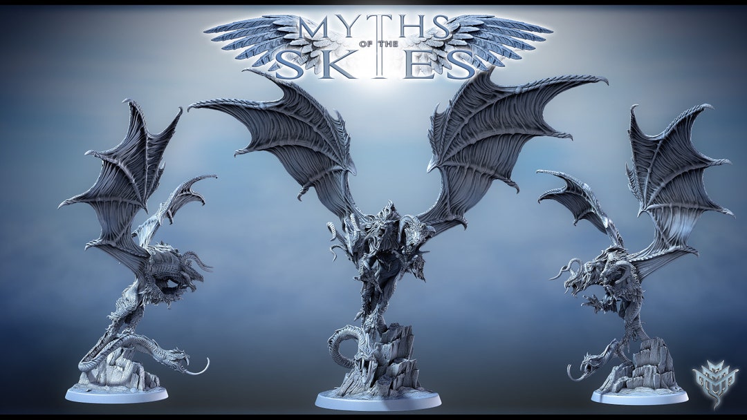 Chimera 3d Printed Miniature for Tabletop Rpgsdungeons and Dragonsdndd ...