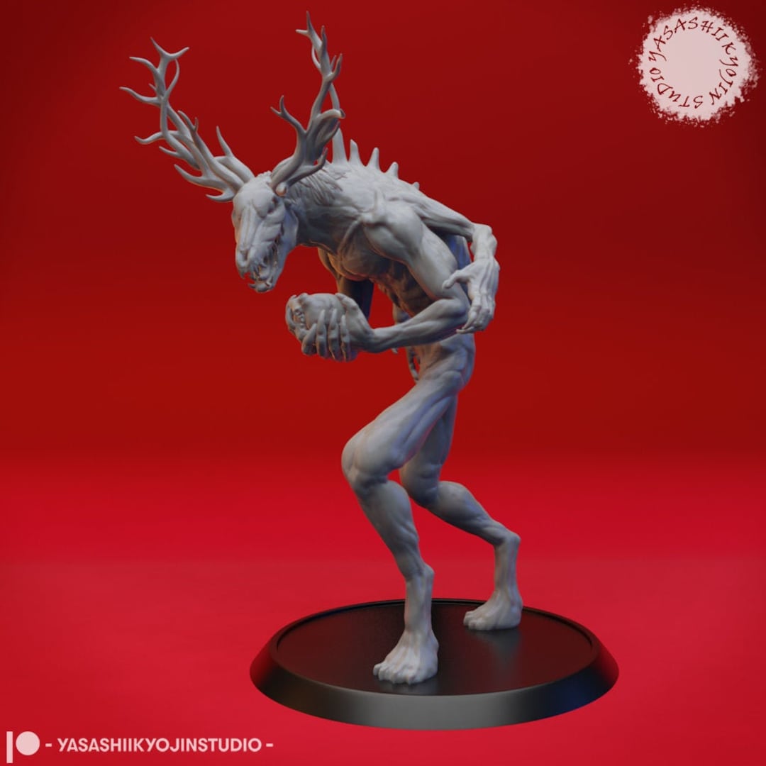 Wendigo 3d Printed Miniature for Tabletop Rpgs|dungeons and Dragons|dnd ...