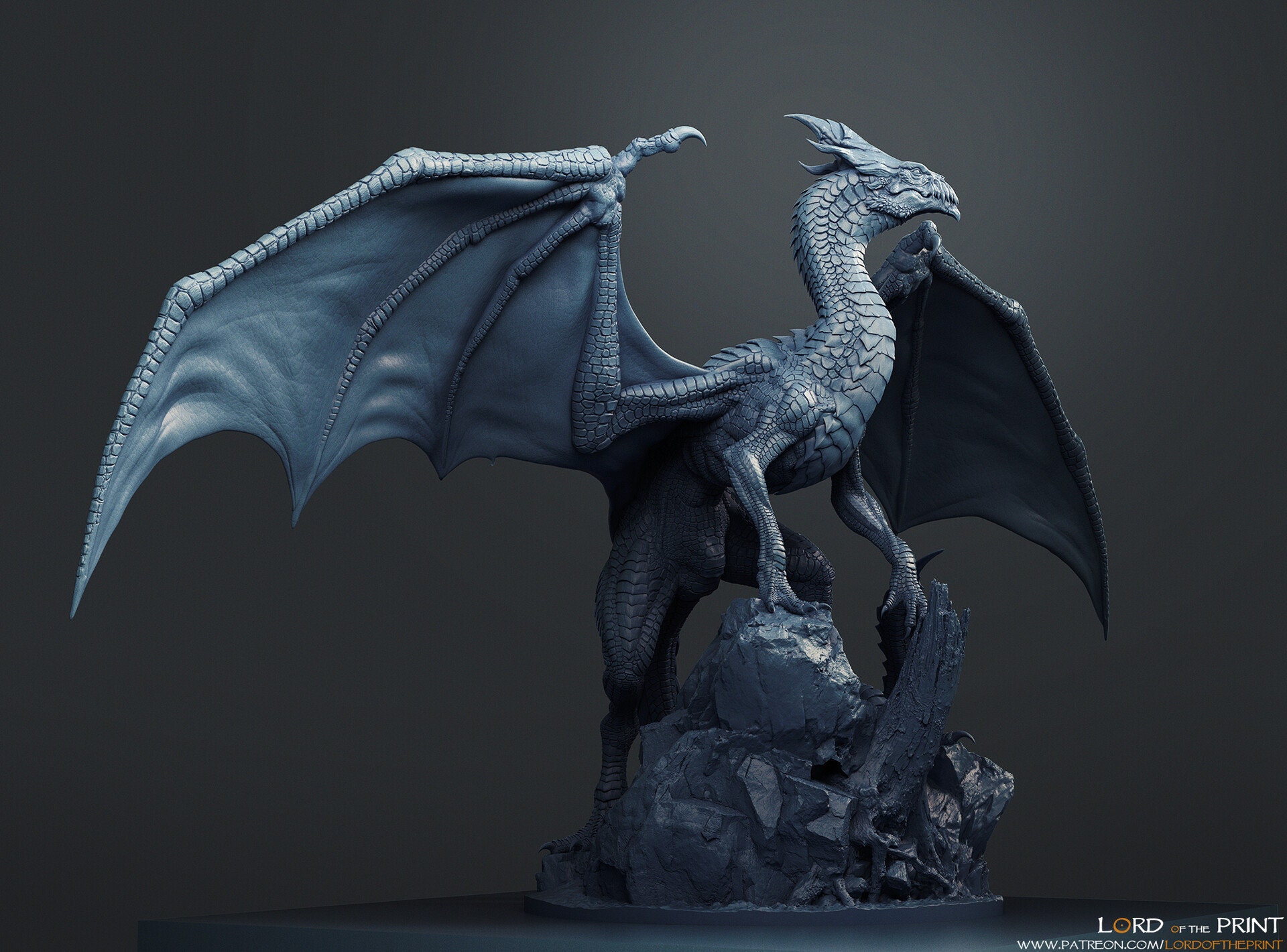 White Dragon 3d Printed Miniature for Tabletop Rpgsdungeon - Etsy UK