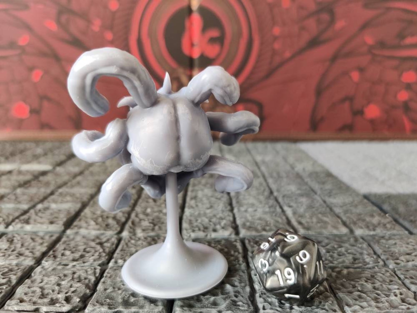 Beholder 3d Printed Miniature for Tabletop Rpgsdungeons and - Etsy UK