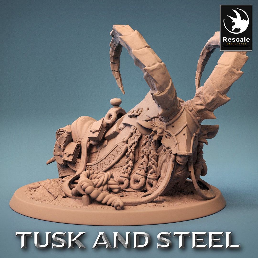 Saddled Goat 3d Printed Miniature for Tabletop Rpgs|dungeons and ...