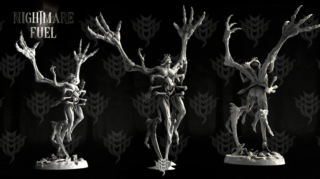 Flayed Aberration 3d Printed Miniature for Tabletop Rpgs|dungeons and ...
