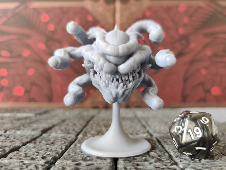 Beholder 3d Printed Miniature for Tabletop Rpgsdungeons and - Etsy UK