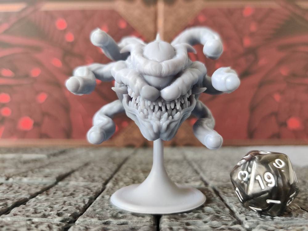 Beholder 3d Printed Miniature for Tabletop Rpgsdungeons and - Etsy UK