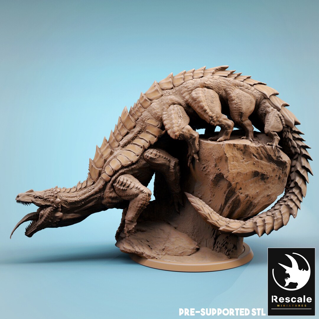 Behir 3d Printed Miniature for Tabletop Rpgs|dungeons and Dragons|dnd|d ...