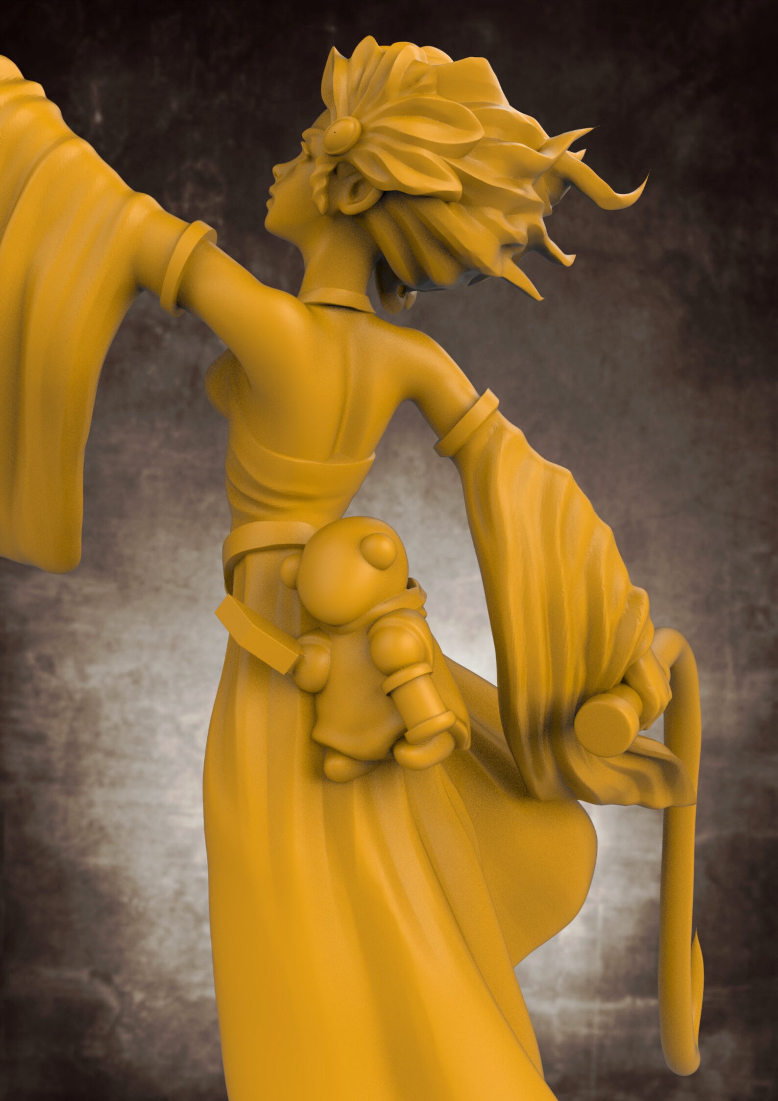 Rydia the Summoner 3d Printed Miniature for Tabletop - Etsy