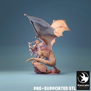 Fafnir Dragon 3d Printed Miniature for Tabletop Rpgs|dungeons and ...