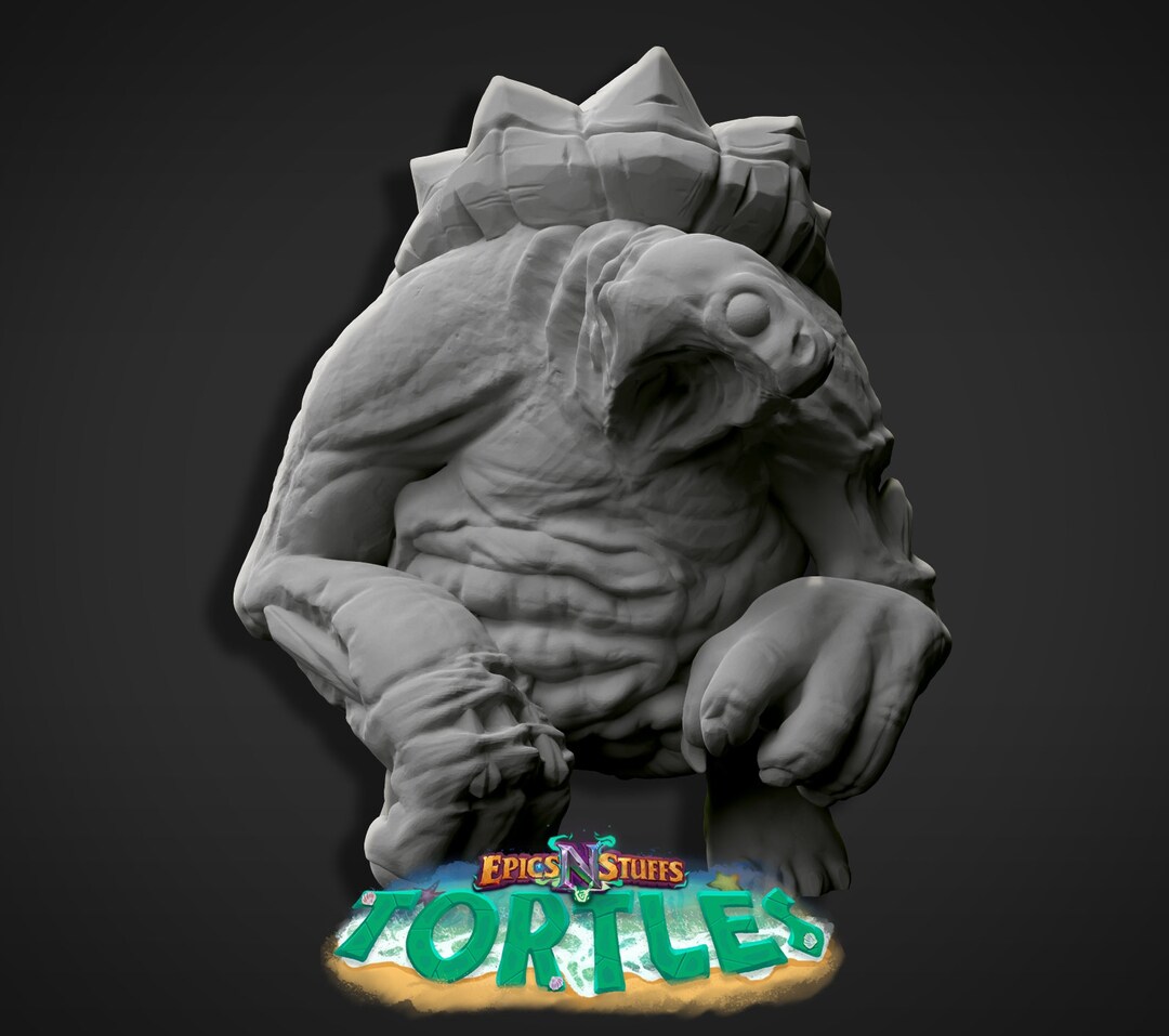 Undead|zombie Tortle Miniature for Tabletop Rpgs|dungeons and Dragons ...